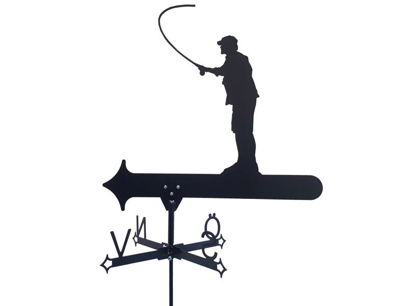 Vindflöjel Flugfiskare - Trollsmedjan